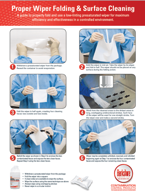 How to Use IPA Wipes in a Cleanroom: Step-by-Step Guide - Berkshire ...