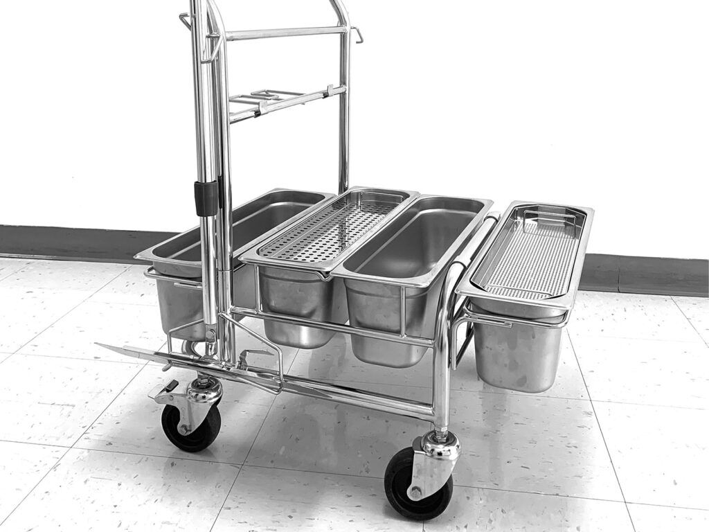 BCR® Cleanroom Mop Cart Bucket System - Berkshire Corporation